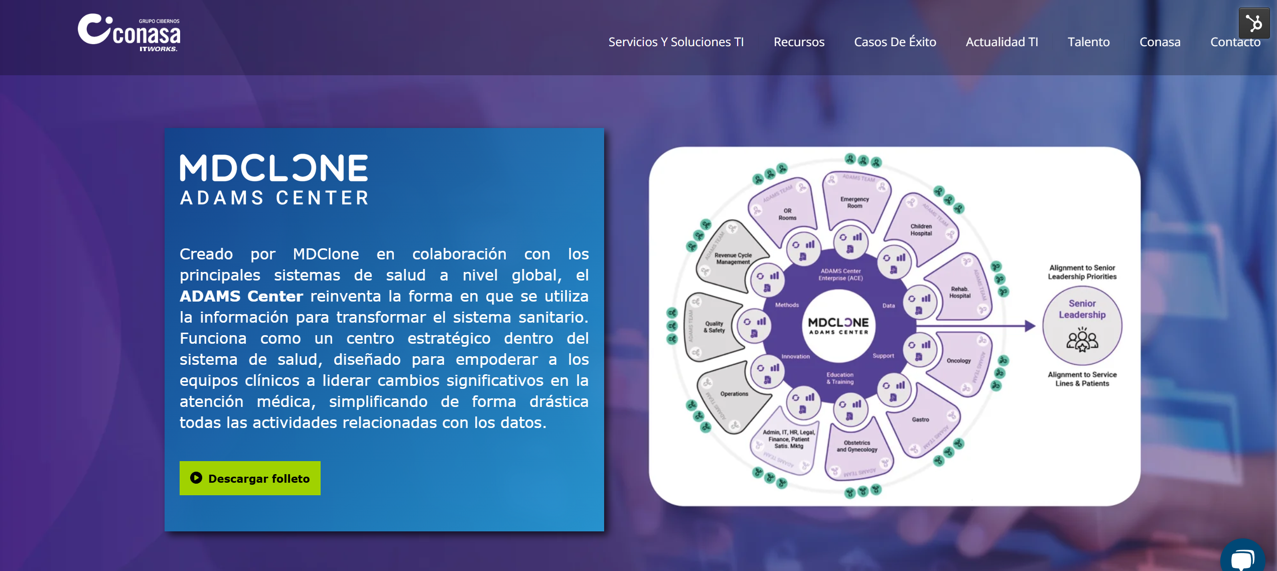 Salud - MDCLONE ADAMS CENTER | Conasa